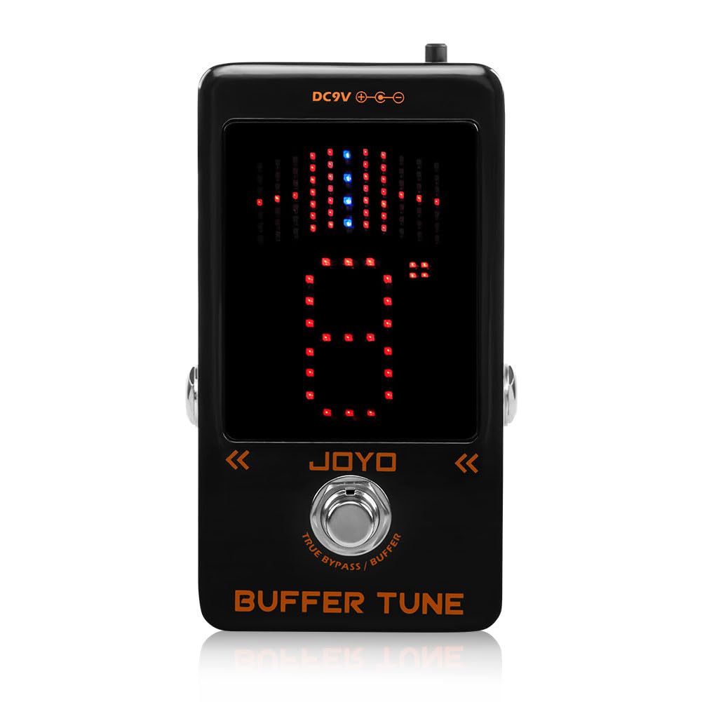 JOYO Buffer Tuner Pedal Built-in Buffer with Accurate Tuning and LED ...