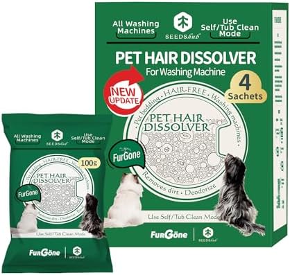Amazon.com: FURGONE Upgraded Pet Hair Dissolver Pro Washing Machine ...