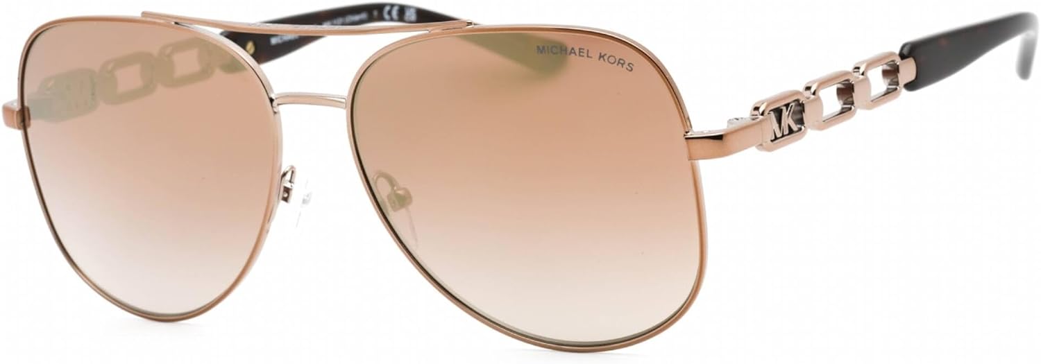 Amazon.com: Michael Kors Sunglasses MK 1121 12136K Chianti Mink Caramel ...