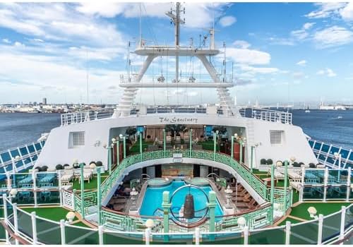 Amazon.com : Luxury Cruise Backdrop Ship Deck Ocean Sea Vacation ...
