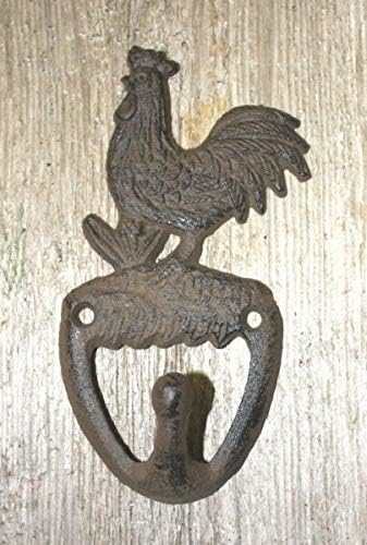 Amazon.com: MIABE - Cast Iron Supplies for Rooster Towel Hanger Coat ...