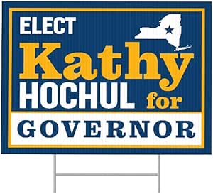 Amazon.com : SignPro Kathy Hochul For Governor Yard Sign | Kathy Hochul ...