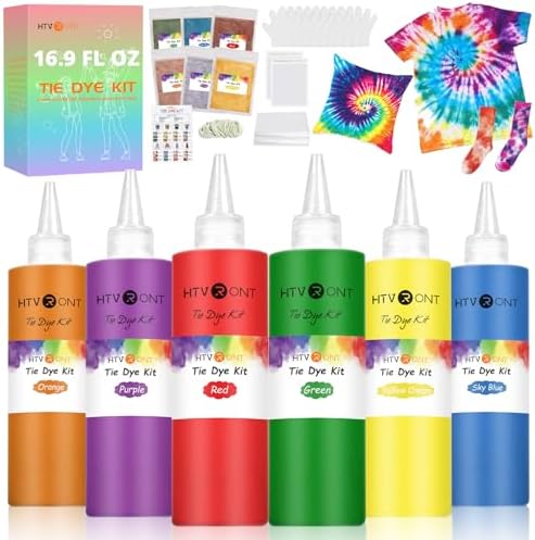 Amazon.com: Tie Dye Kit for Kids & Adults - Complete DIY Tie Dye Set w ...