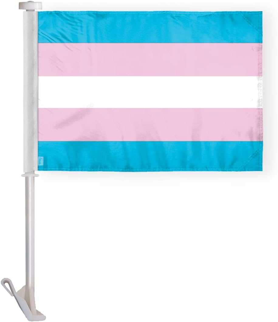 Amazon.com: AGAS Transgender Car Window Flag 10.5x15 inch - Double Side ...