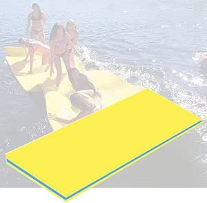 Amazon.com: Floating Mat Floating Bed in Swimming Pool, Three Layer ...