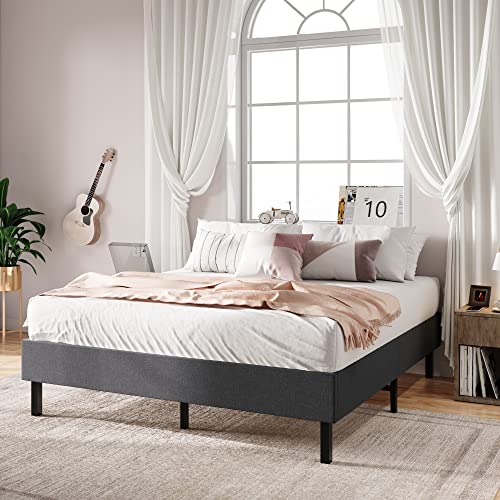Snapklik.com : HOOMIC Full Size Bed Frame Platform Bed