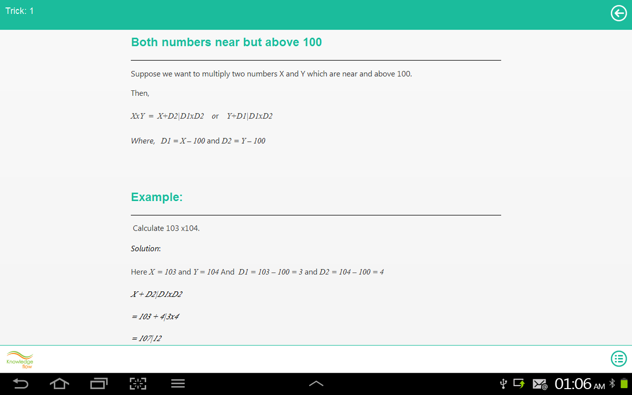 Short Tricks of Math - App on Amazon Appstore
