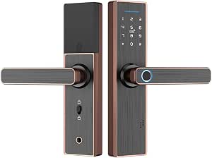Amazon.com: Smart Lock Smart Door Lock WiFi Fingerprint Code IC Card ...