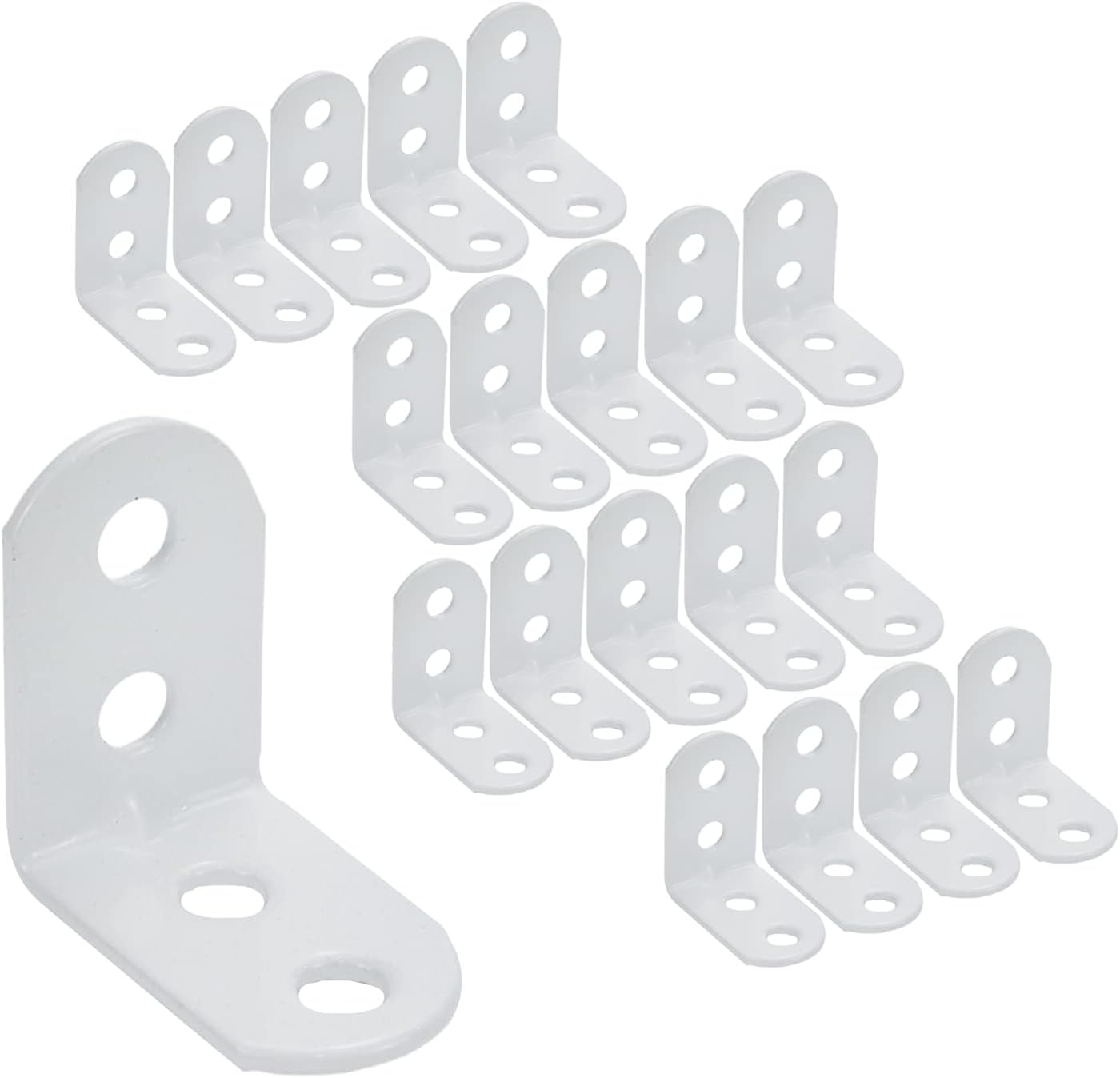 Amazon.com: Coshar 20pcs Iron L Bracket Joint Right Angle Bracket Heavy ...