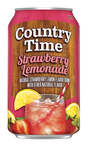 Amazon.com : Country Time Strawberry Lemonade Flavor Drink, 12 fl oz ...