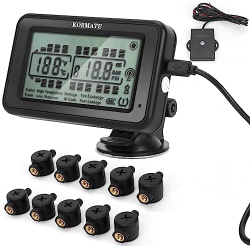 Amazon.com: KORMATE TPMS Tire Pressure Monitoring System 18 Sensors ...