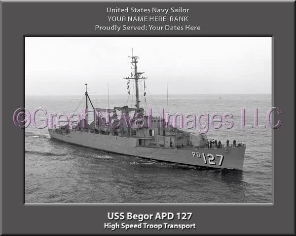 APD127 USS Begor APD 127 Photo: Great Naval Images: Amazon.com: Books