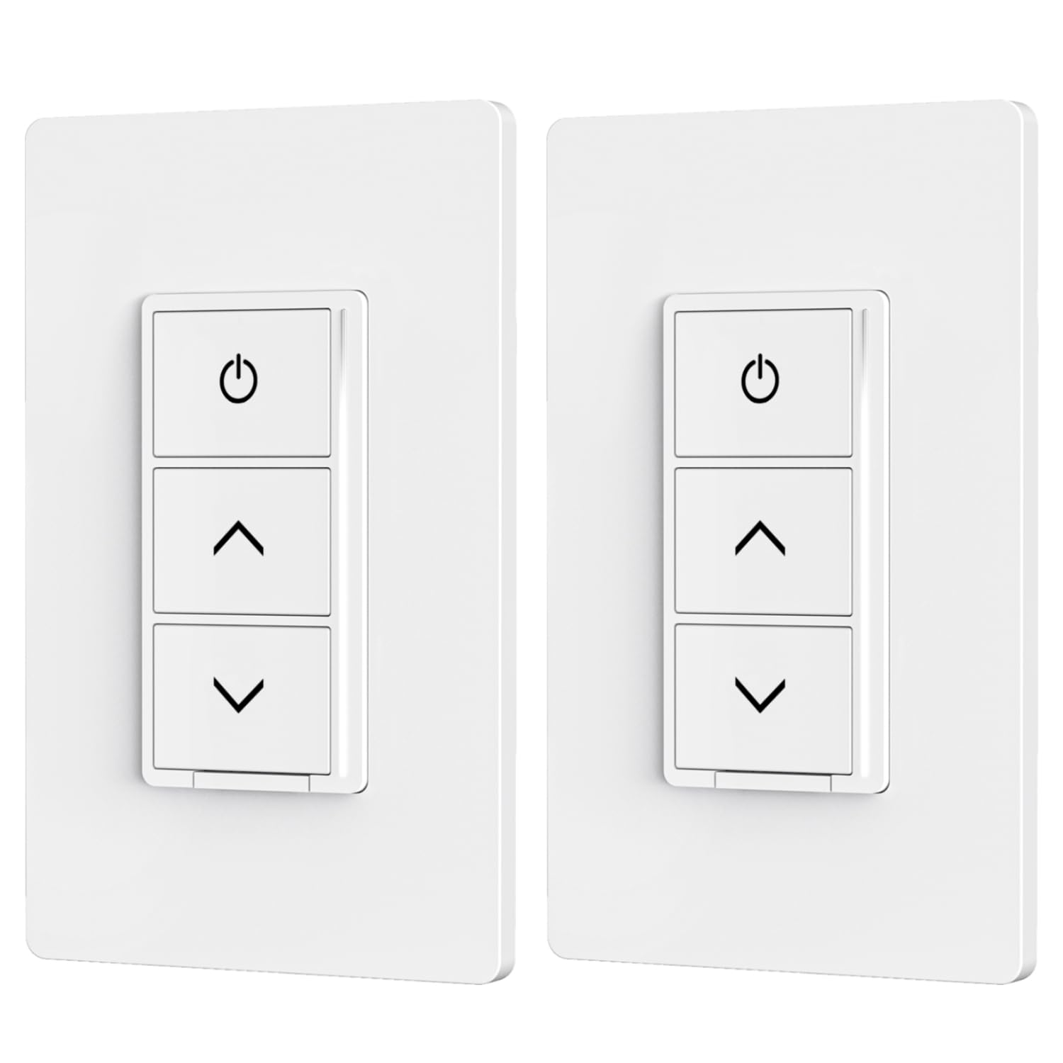 Sunco 2 Pack Smart Dimmer Switch, Double Rocker Wall Light Switch, WiFi ...