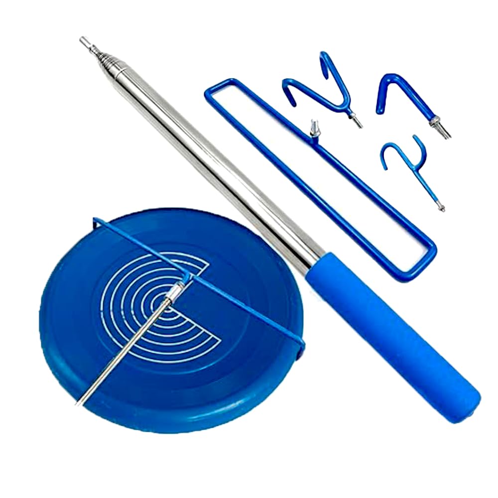 Amazon.com : HOMIFYX Disc Golf Retriever Pole - 16FT Telescopic Grabber ...