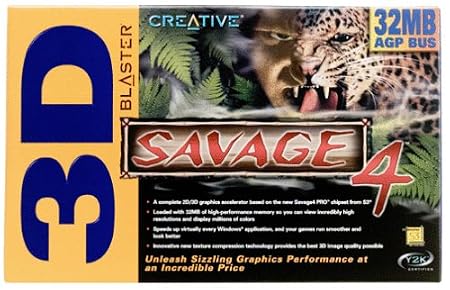 Creative Labs 3DB6901 3D Blaster Savage4 AGP 32 : Amazon.in: Electronics
