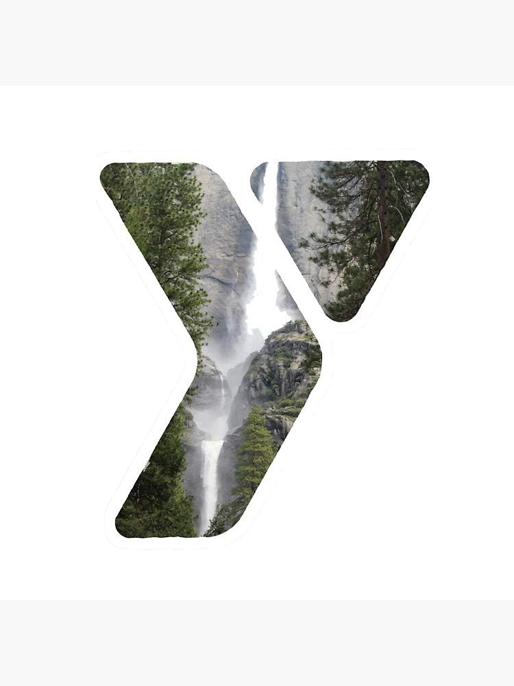 Amazon.com: YMCA Waterfall Logo - Sticker Graphic - Auto, Wall, Laptop ...