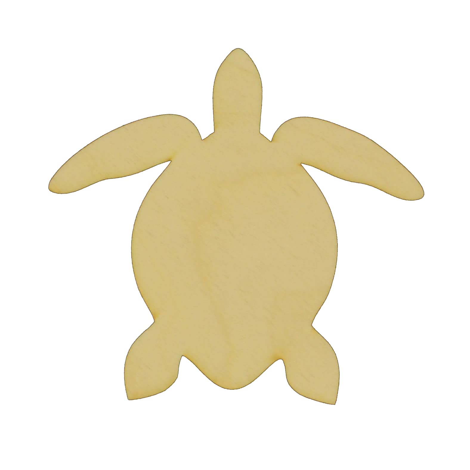 Amazon.com: Unfinished Sea Turtle Wood Cut Out Available in a Variety ...
