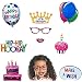 Amazon.com: 22 Pcs Happy Birthday Photo Booth Props Funny DIY Creative ...