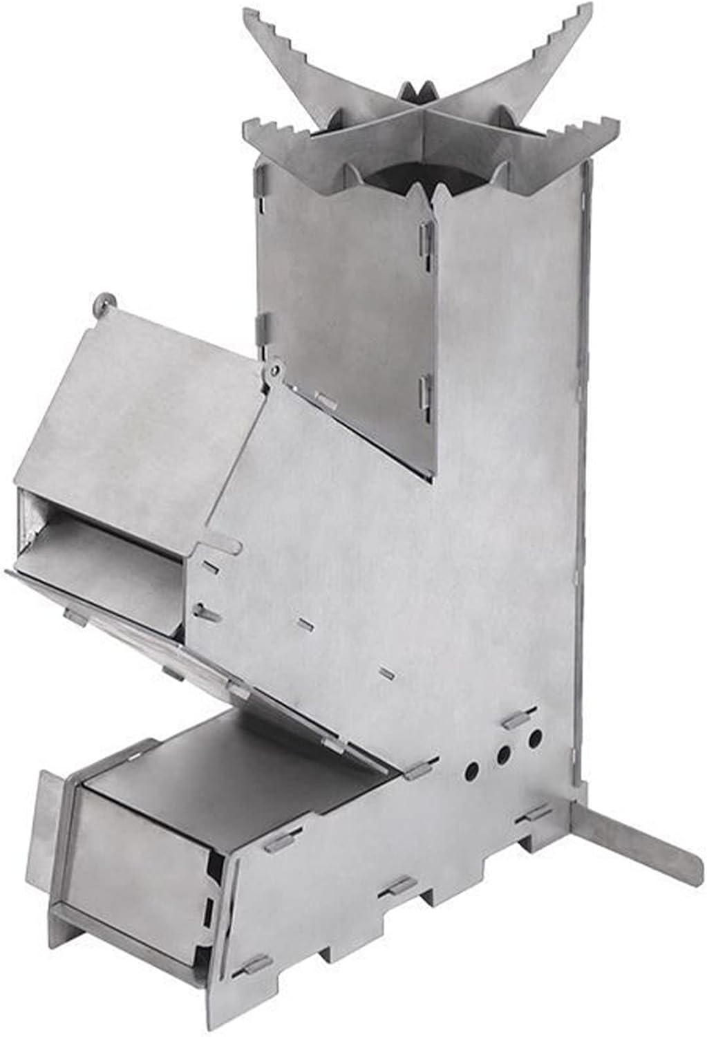 Amazon.com: Rocket Stove Portable Wood Burning Stove Camping Hiking ...