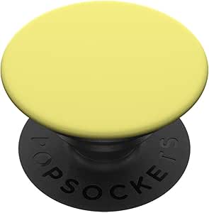 Amazon.com: Light Yellow Color - Pastel PopSockets PopGrip: Swappable ...