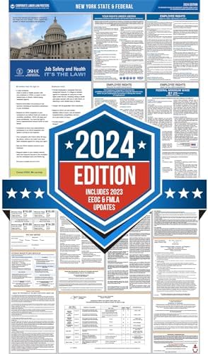 Amazon.com: Corporate Labor Law Posters : 2024 New York State & Federal ...