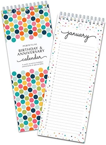 Amazon.com: Rainbow Perpetual Calendar: Keep track of important dates ...