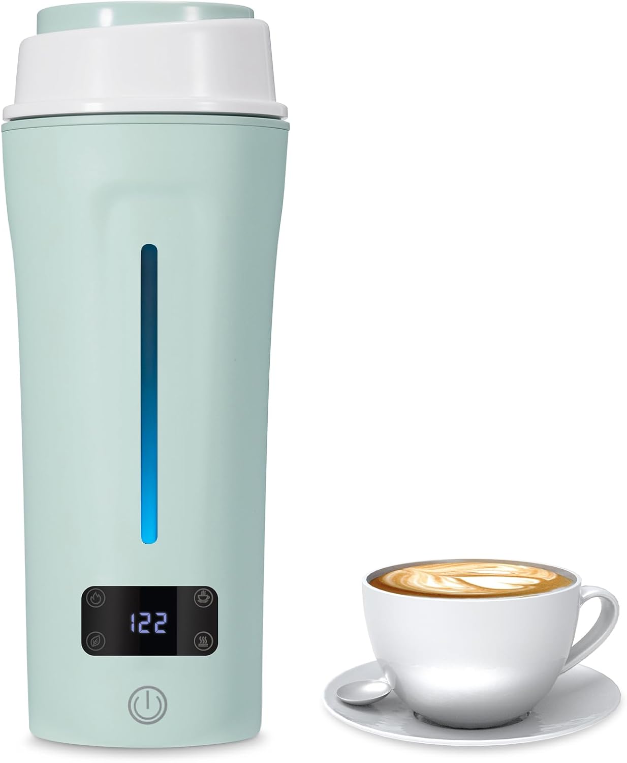 Amazon.com: Dual Voltage Travel Kettle, 110-240V Portable Electric Kettle with LCD Display, 4 ...