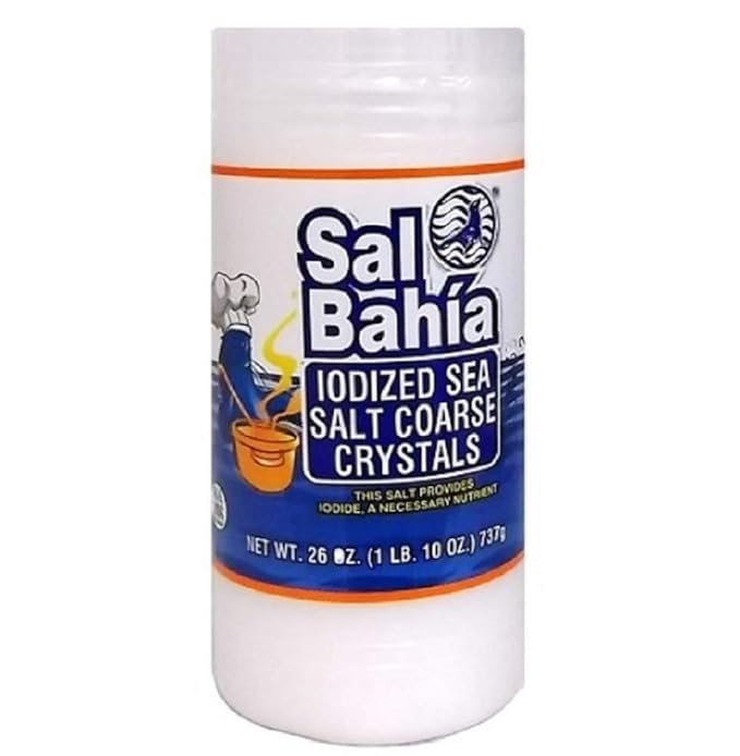 Amazon.com : Sal Bahia Iodized Sea Salt COARSE Crystals 26 Oz Bottle ...