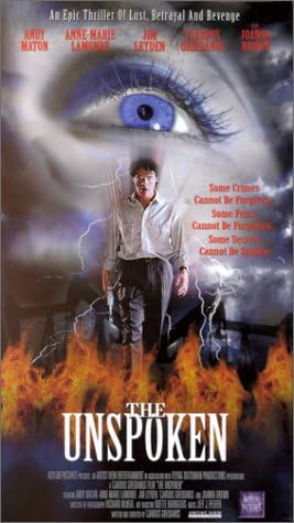 Amazon.com: Unspoken [VHS] : Tjardus Greidanus, Andy Maton, Anne-Marie ...
