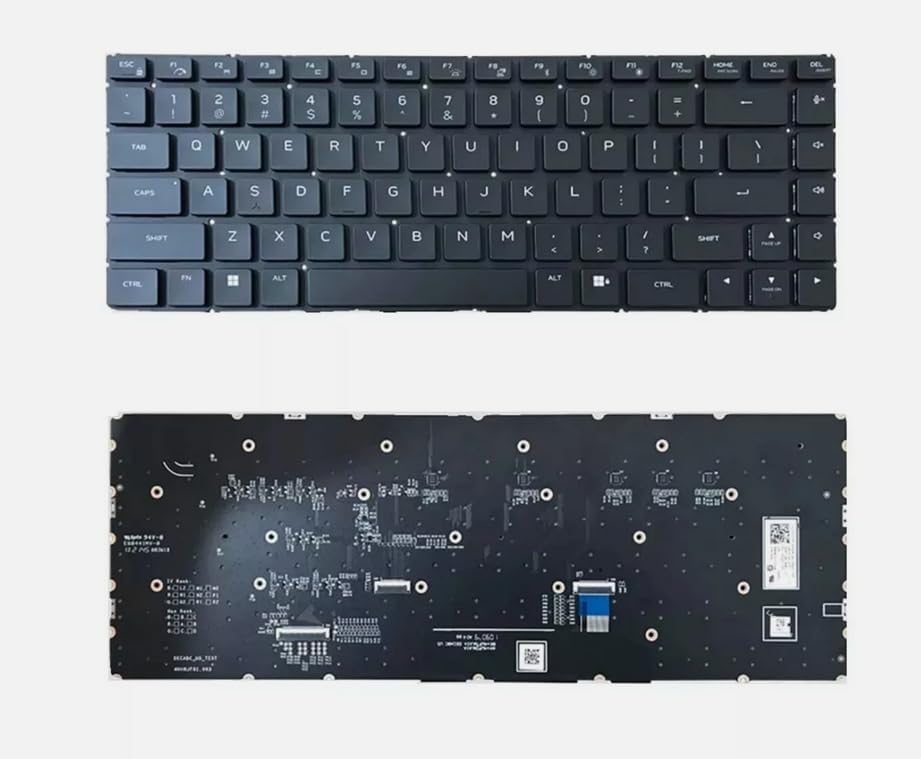 Amazon.com: New US Black English RGB Backlit Laptop Keyboard (Without ...