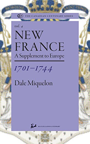 Amazon.com: New France 1701-1744: A Supplement to Europe (The Canadian ...