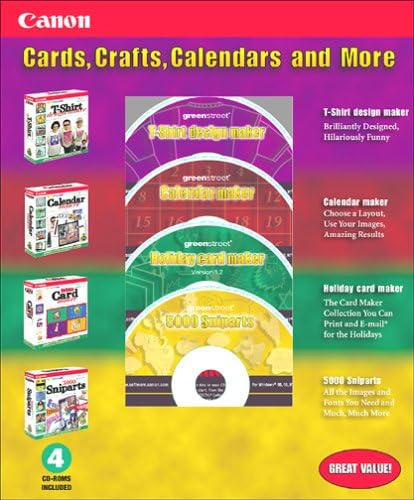 Cards Crafts Calendars and More Canon Gift Pack : Amazon.co.uk: Software