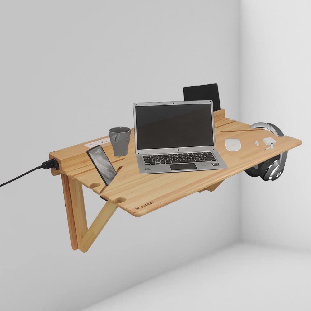 SOLVD-IN-BOX Foldable Wall Mount TableFolding Wall Mounted WorkingTable ...