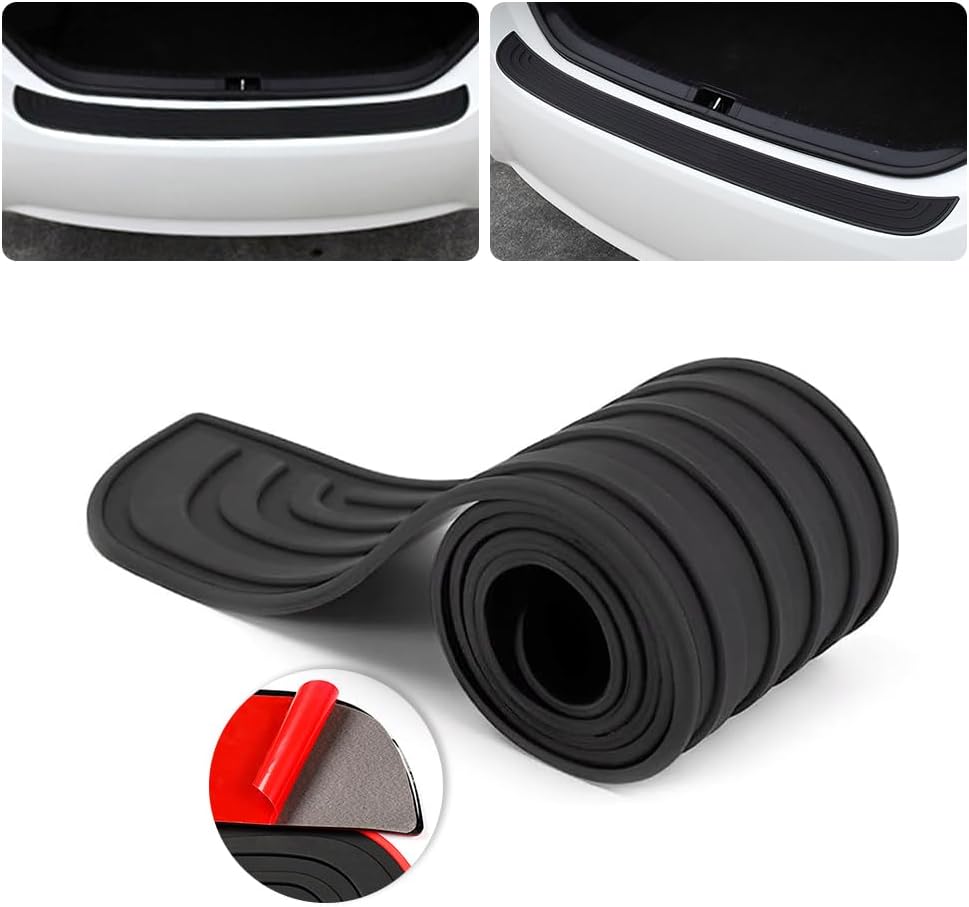 Amazon.com: Matericuo Car Rear Bumper Guard Protector Anti-Collision ...