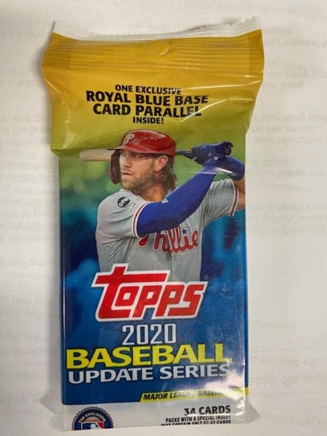 Amazon.com: 2020 TOPPS MLB Baseball Update Series fatpack : Sports ...