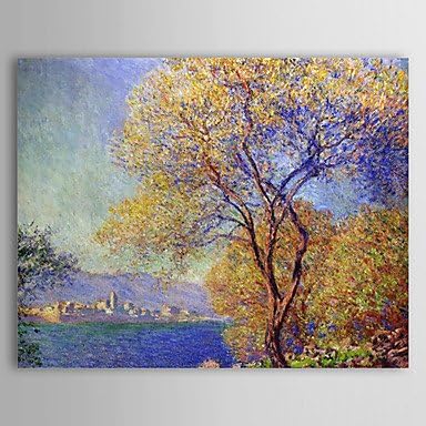 Amazon.com: Famous Oil Painting Antibes Seen from the Salis Gardens by ...