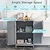 Amazon.com: Giantex Storage Cabinet with Doors and Shelves ...