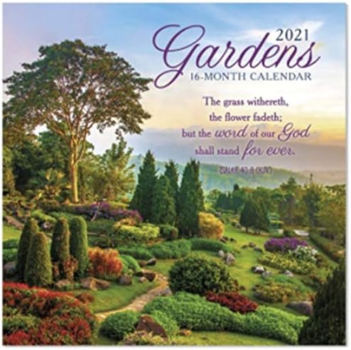 Amazon.com: MTT 2021 Full Size Premium Religious Wall Calendar with KJV ...