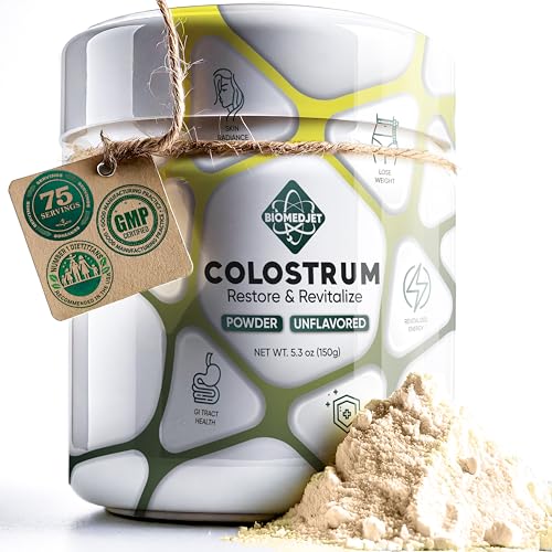 Colostrum Supplement Powder-for Immune Support, Gut Health-Muscle ...