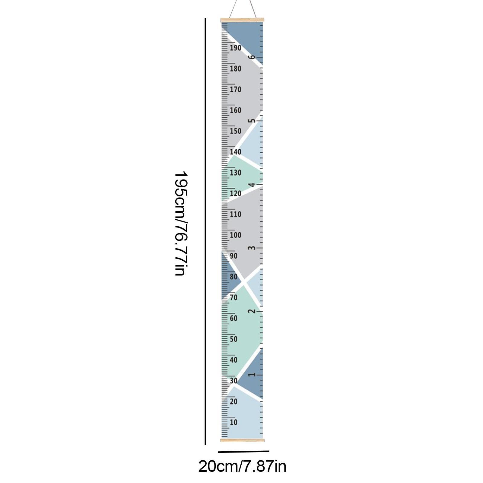 Wall Height Chart For Measurement 6.5 Ft Kids Height Growth Chart,