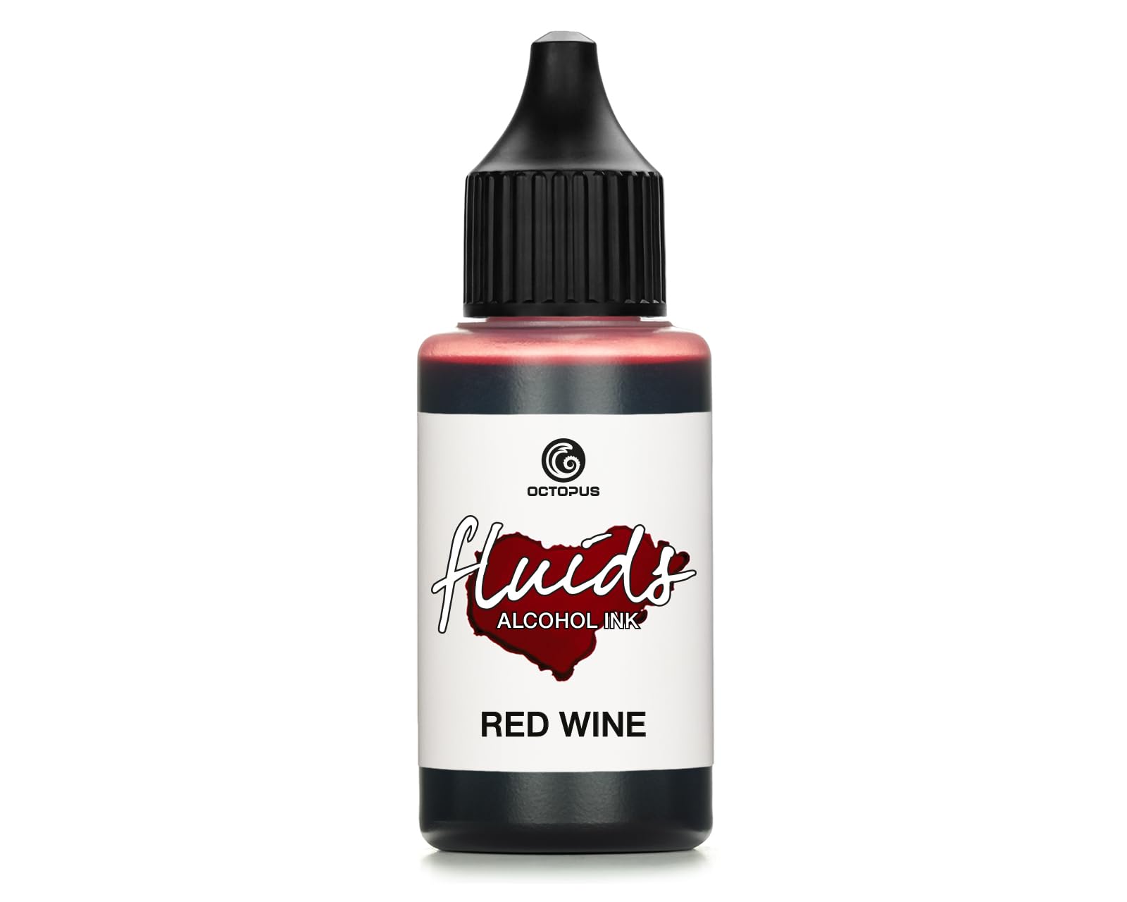 30ml Fluids Alcohol Ink RED Wine for Fluid Art and Resin, red : Amazon ...