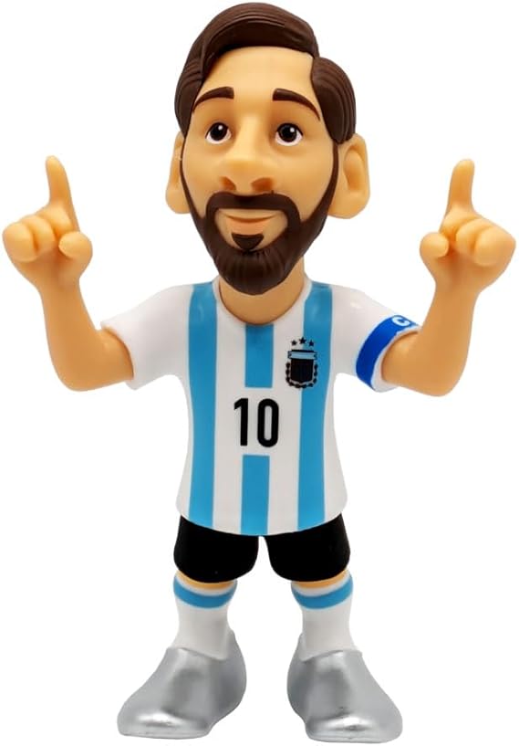 MINIX Lionel Messi Argentina 12cm Figure - Collectible Messi Figure ...