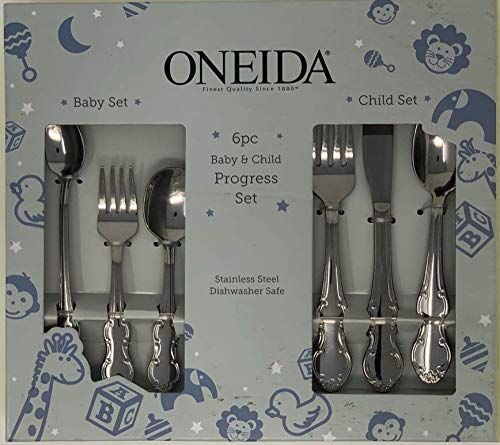 Amazon.com : Oneida Reign 6 Piece Baby & Child Progress Set Stainless ...