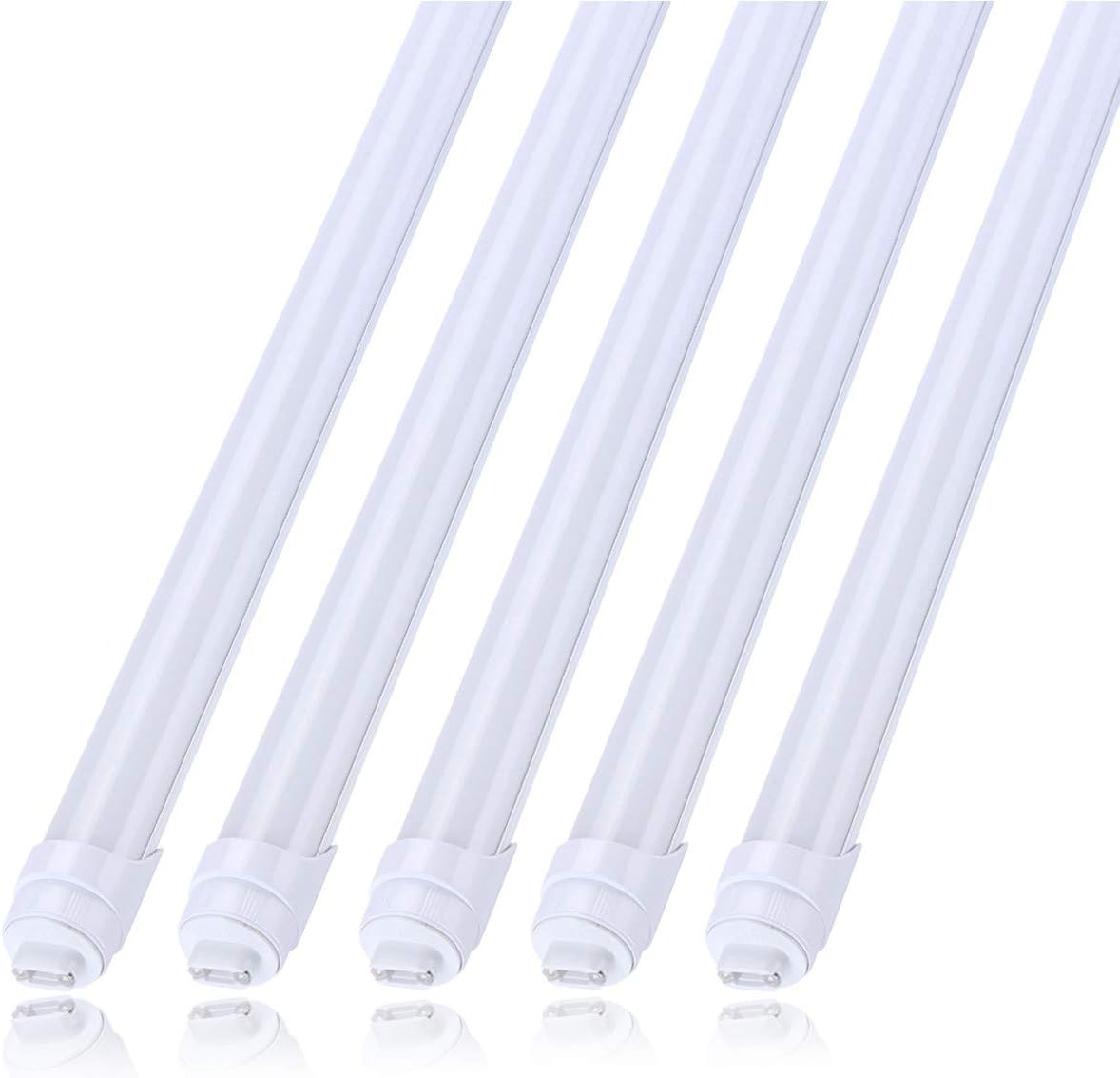 JOMITOP R17d 8 Foot Led Bulb Tube Light HO Base Rotatable Frosted Cover ...