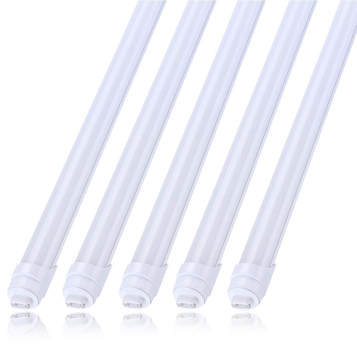 JOMITOP R17d 8 Foot Led Bulb Tube Light HO Base Rotatable Frosted Cover ...