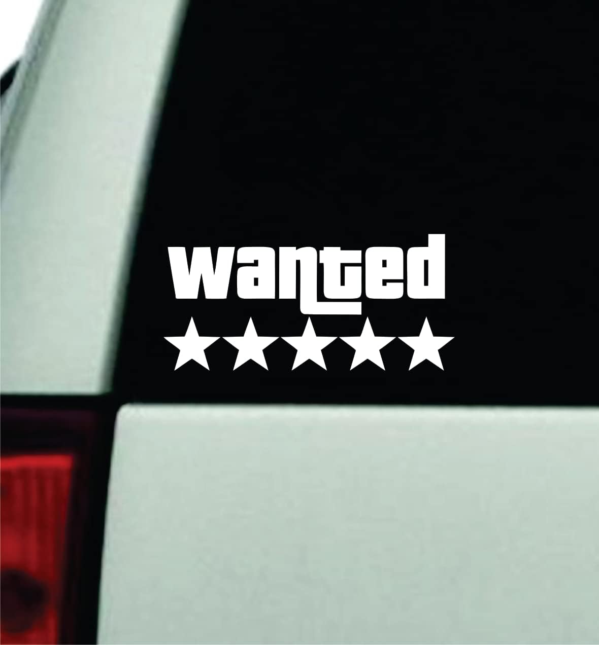 Amazon.com - Wanted Five Stars Car Decal Bumper Sticker Vinyl Truck ...