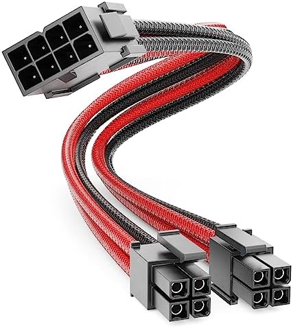 deleyCON Cable de Alimentación para Procesador de CPU EPS de 4+4 Pines ...