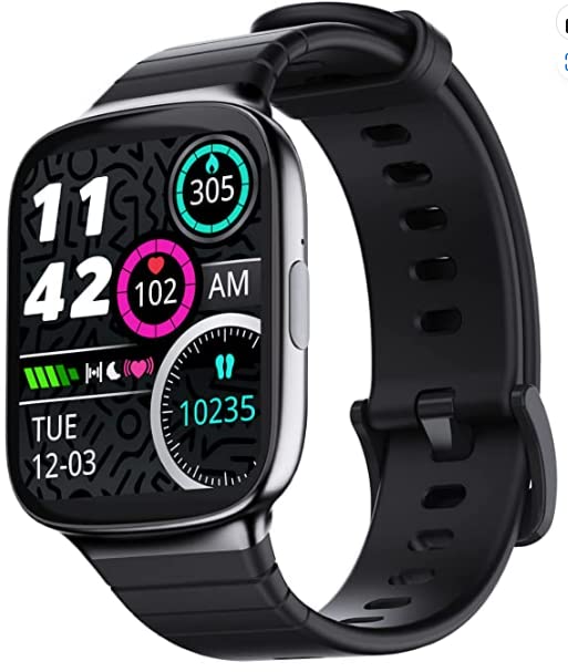 (Refurbished) Ambrane Edge Smartwatch with 500 Nits Brightness (4.2cm ...