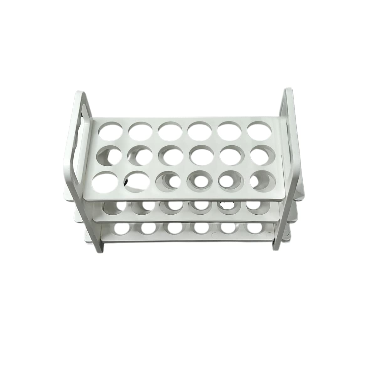 AANIJ® Polypropylene made plastic Test tube stand 3 TIER: 15mm × 18 ...