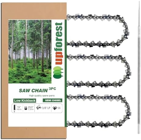 Amazon.com: 2 Pack 14 Inch Chainsaw Chain 52 Drive Links, 050" Gauge, 3 ...
